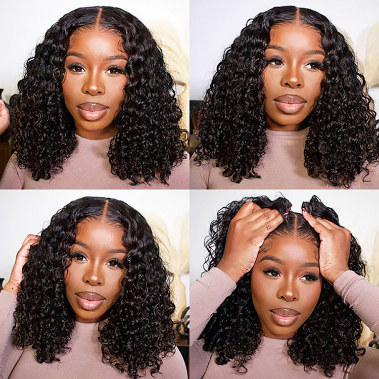 Natural Color Bob Wig – Virgin Human Hair in 4 Textures | House of ...